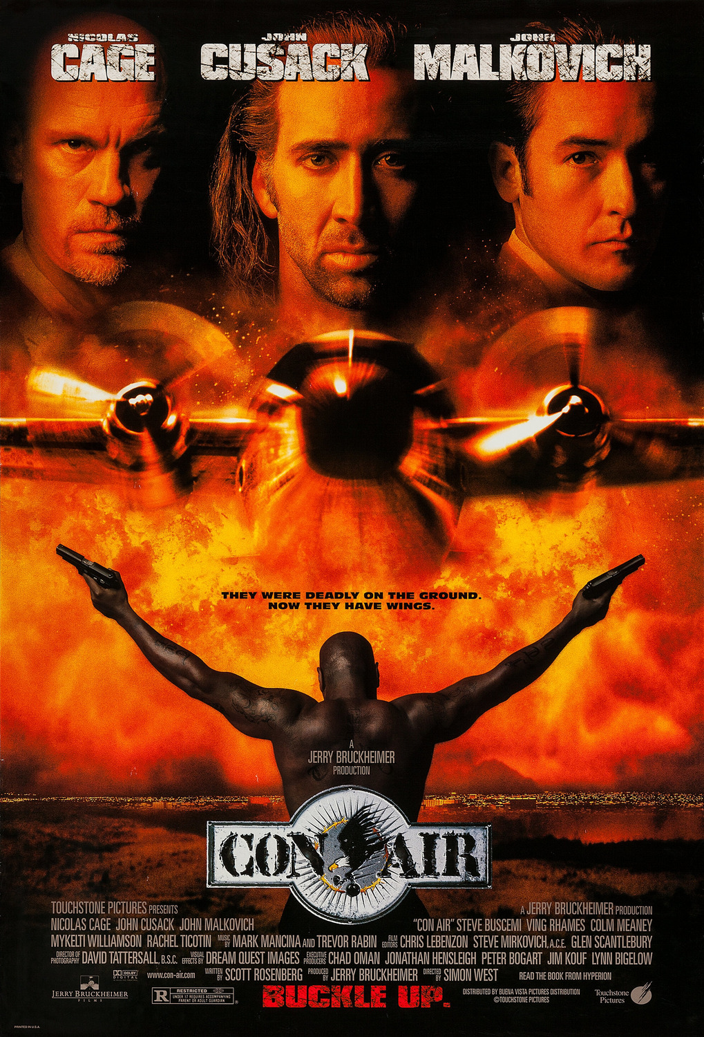 Con Air 2 Of 6 Extra Large Movie Poster Image IMP Awards Con Air 2 Of 6 Extra Large Movie Poster Image IMP Awards