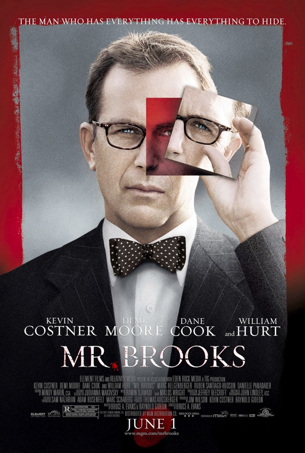 Mr. Brooks (#2 of 9): Extra Large Movie Poster Image - IMP Awards