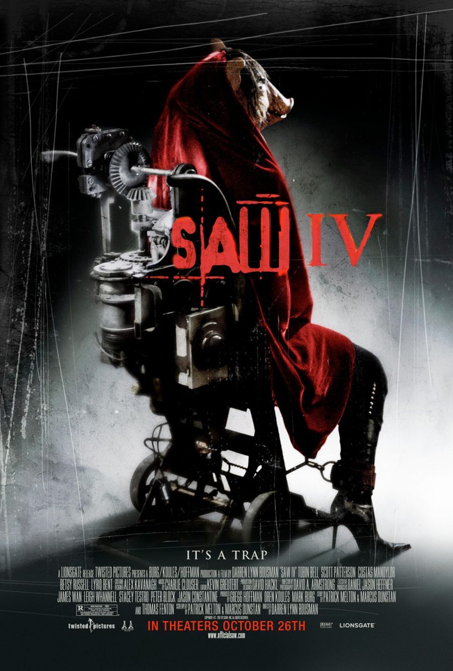 Saw IV 5 Of 8 Extra Large Movie Poster Image IMP Awards Saw IV 5 Of 8 Extra Large Movie Poster Image IMP Awards