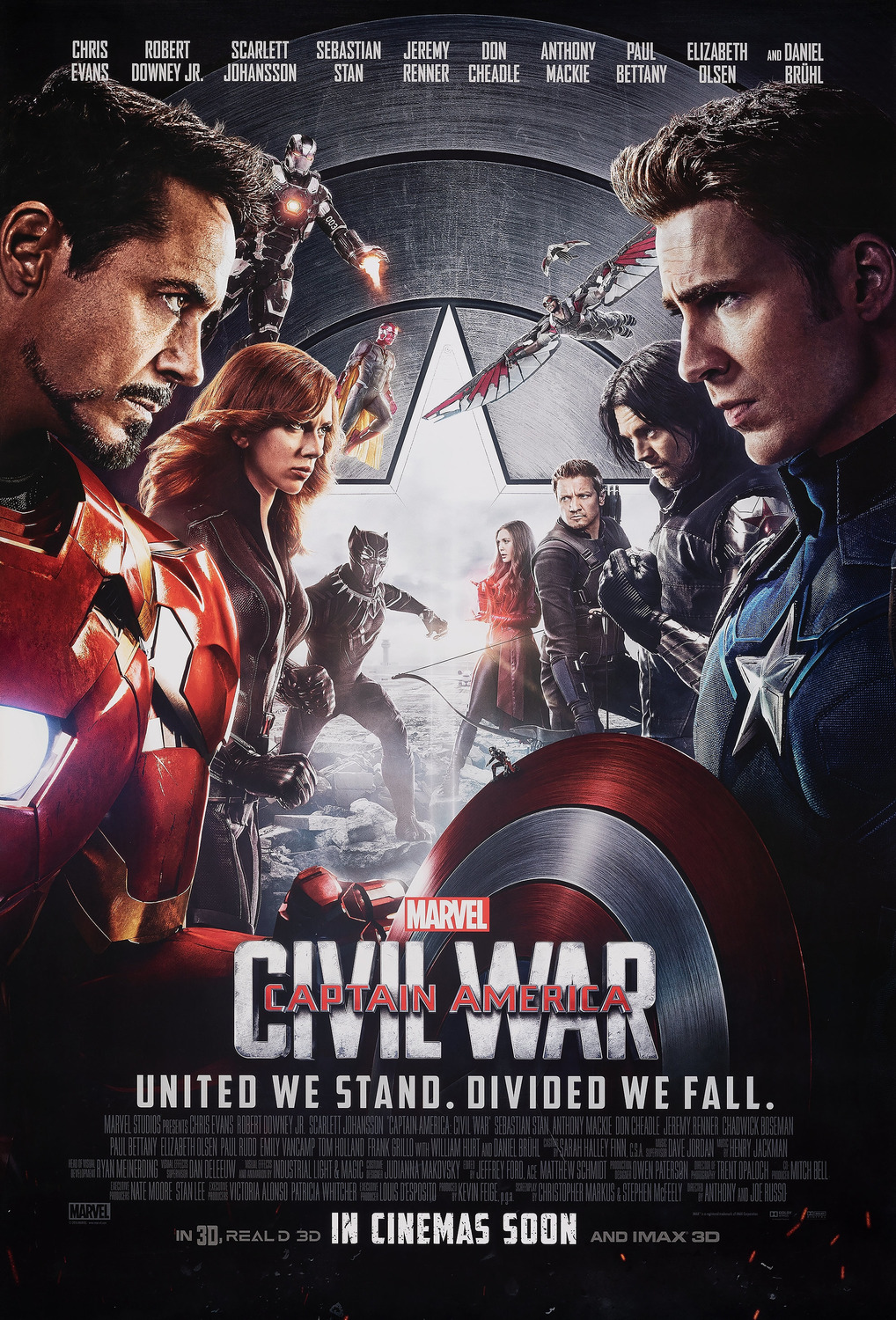 Captain America: Civil War (#17 of 42): Extra Large Movie Poster Image - IMP Awards