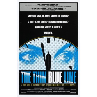 The Thin Blue Line Movie Poster - Internet Movie Poster Awards Gallery