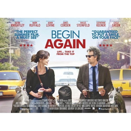Begin Again Movie Poster #2 - Internet Movie Poster Awards Gallery