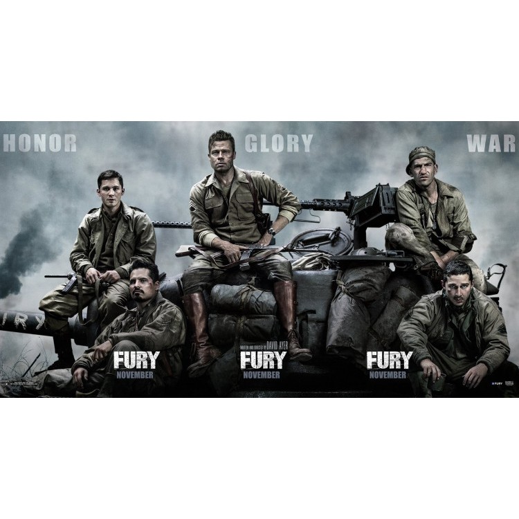Fury Movie Poster #2 - Internet Movie Poster Awards Gallery